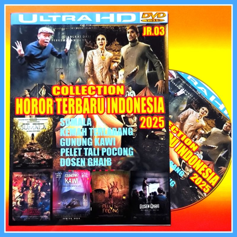 Jual Kaset Film Indonesia Koleksi Horor Pilihan Campuran Terbaru Vol.2025 isi 5 Judul | Shopee ...