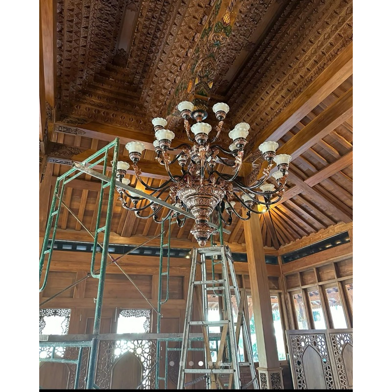 Jual Lampu Gantung Joglo Tembaga | Shopee Indonesia