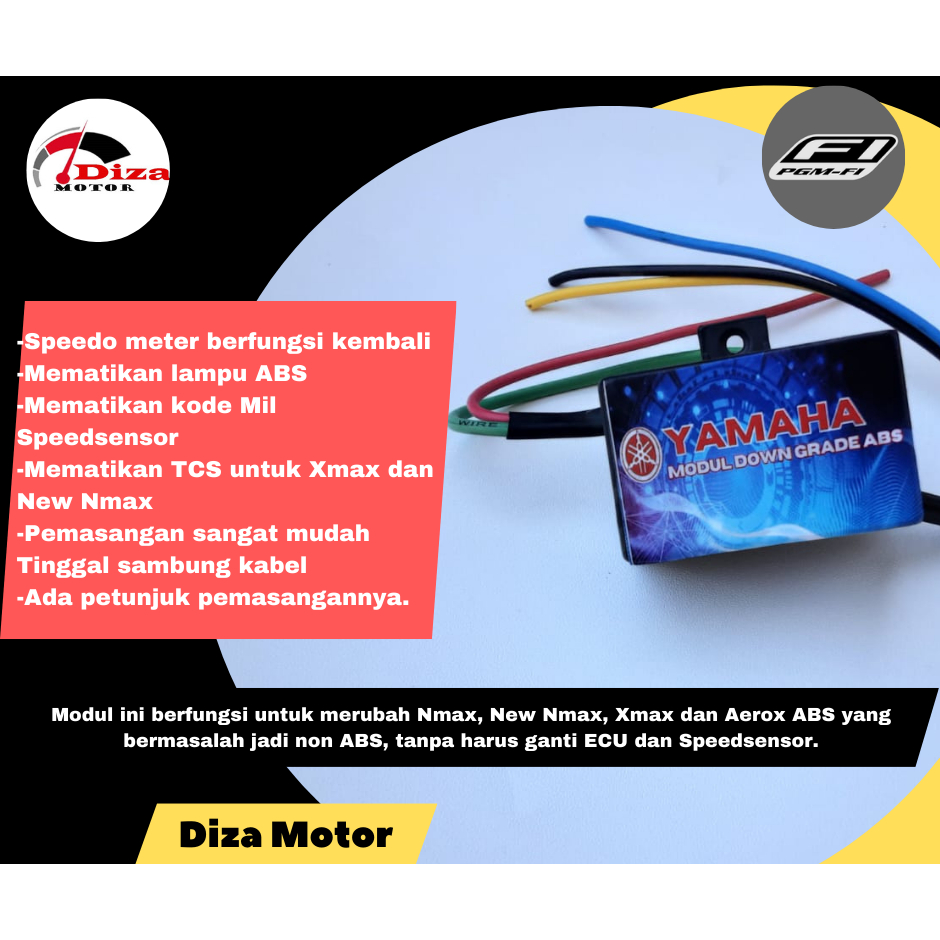 Jual Termurah!!!Modul Down Grade Abs Yamaha / Kit Pengganti Abs Yamaha ...