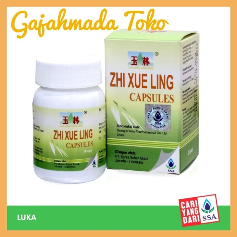 Jual ZHI XUE LING CAPSULES ( bpom ) Obat Pendarahan Luar & Dalam Pereda ...