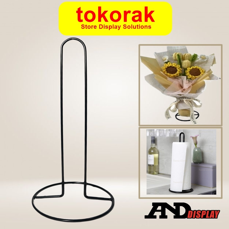 Jual KITCHEN ROLL PAPER TOWEL TEMPAT TISU GULUNG DAPUR STAND HOLDER ...