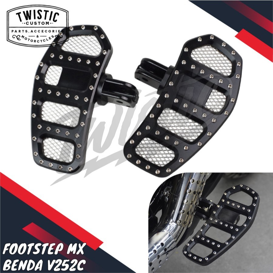 Jual Footstep Foot Pegs Floor Board Pijakan Injekan Kaki Lebar MX Style ...