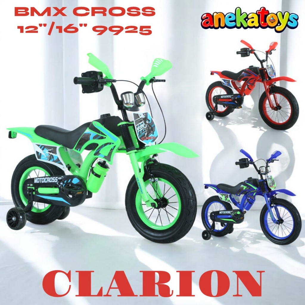 Jual Sepeda BMX Anak Clarion 9925 Motor Cross 12/16/18x3.0 Inch Trail 2 ...