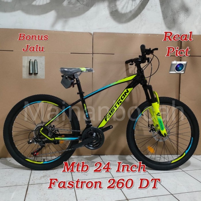 Jual SEPEDA GUNUNG MTB 24 FASTRON 260 DT SEPEDA GUNUNG | Shopee Indonesia