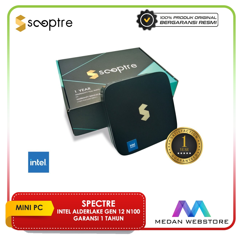 Jual SCEPTRE MINI PC SC1RGB GEN 12 N100 RAM 16GB 512SSD Windows 11 Pro Bluetooth Wifi RGB RESMI ...
