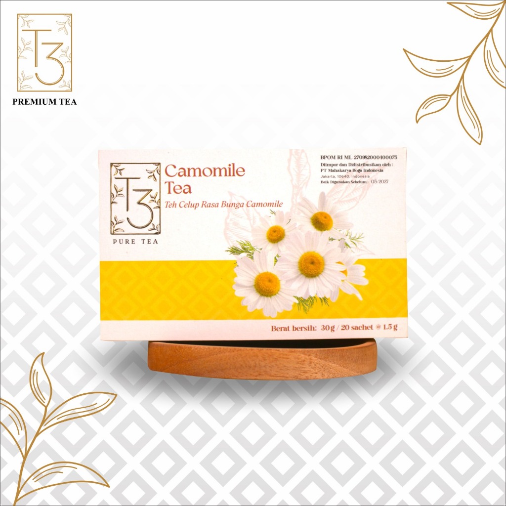 Jual T3 Teh Camomile (Pure Camomile Tea) - Menenangkan & Mengurangi ...
