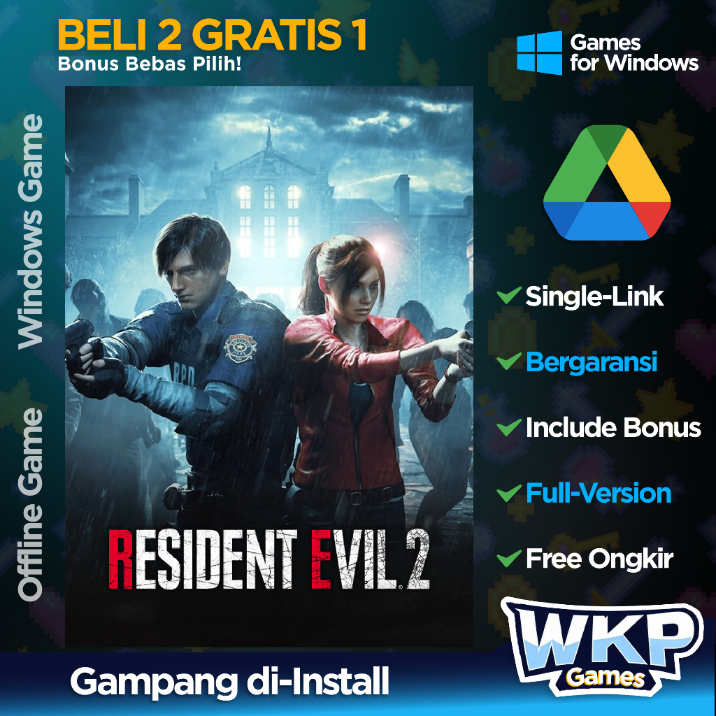 Jual Resident Evil 2 Remake - LINK DOWNLOAD - GAME LAPTOP - (Beli 2 Gratis 1) | Shopee Indonesia