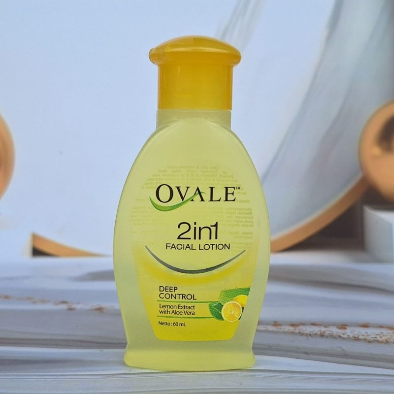 Jual OVALE 2IN1 FACIAL LOTION DEEP CONTROL LEMON 60,100&200ml | Shopee ...