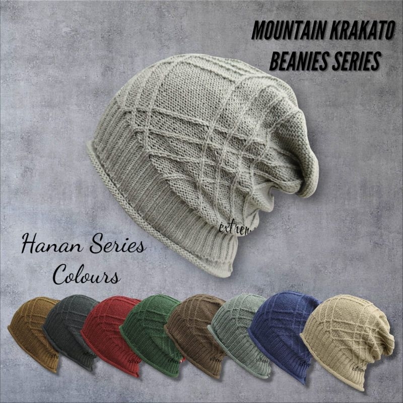 Jual Kupluk Rajut Tebal Double Knit Ustad Hanan Pria Wanita | Shopee ...