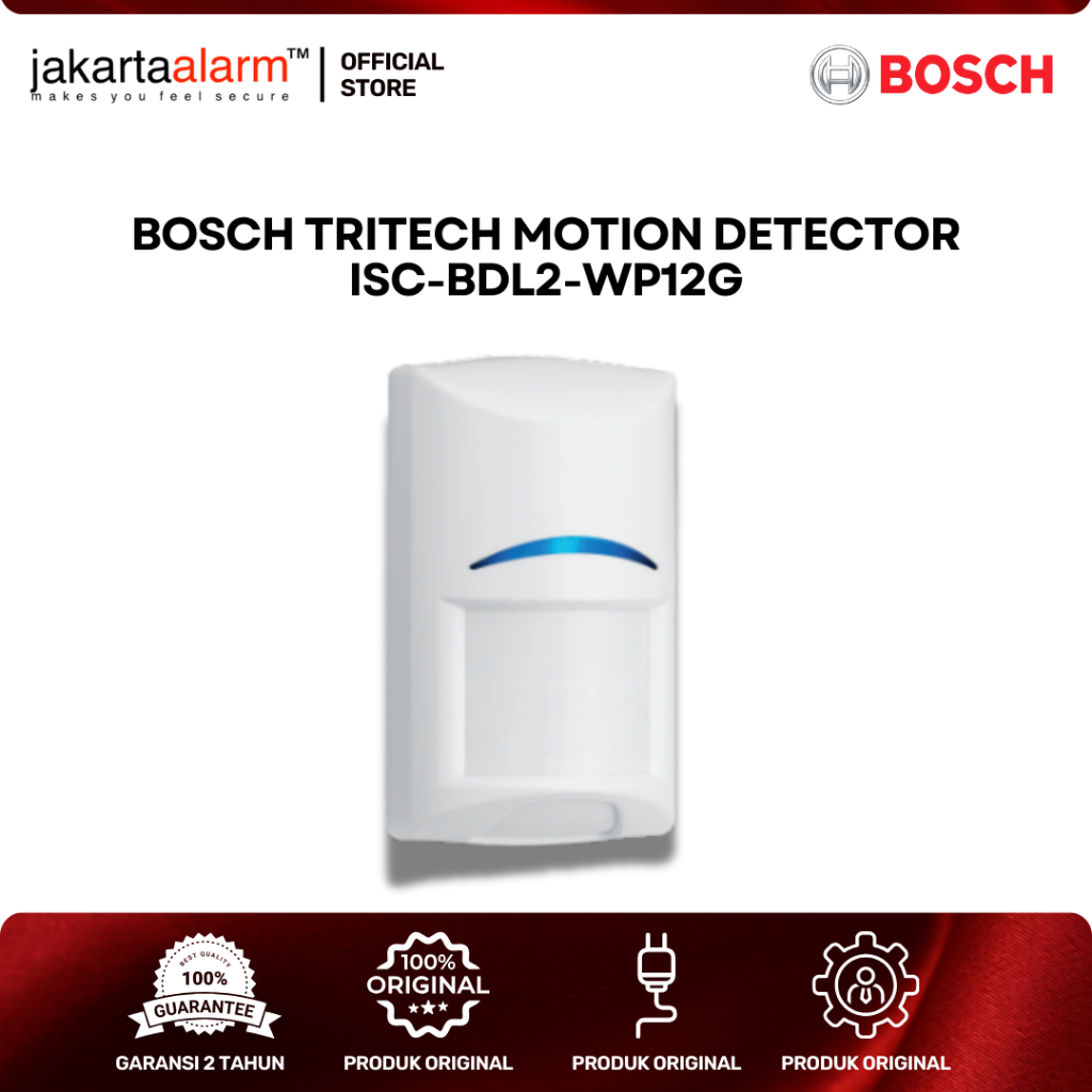 Jual BOSCH Sensor Gerak Tritech Motion Detector ISC-BDL2-WP12G | Shopee ...