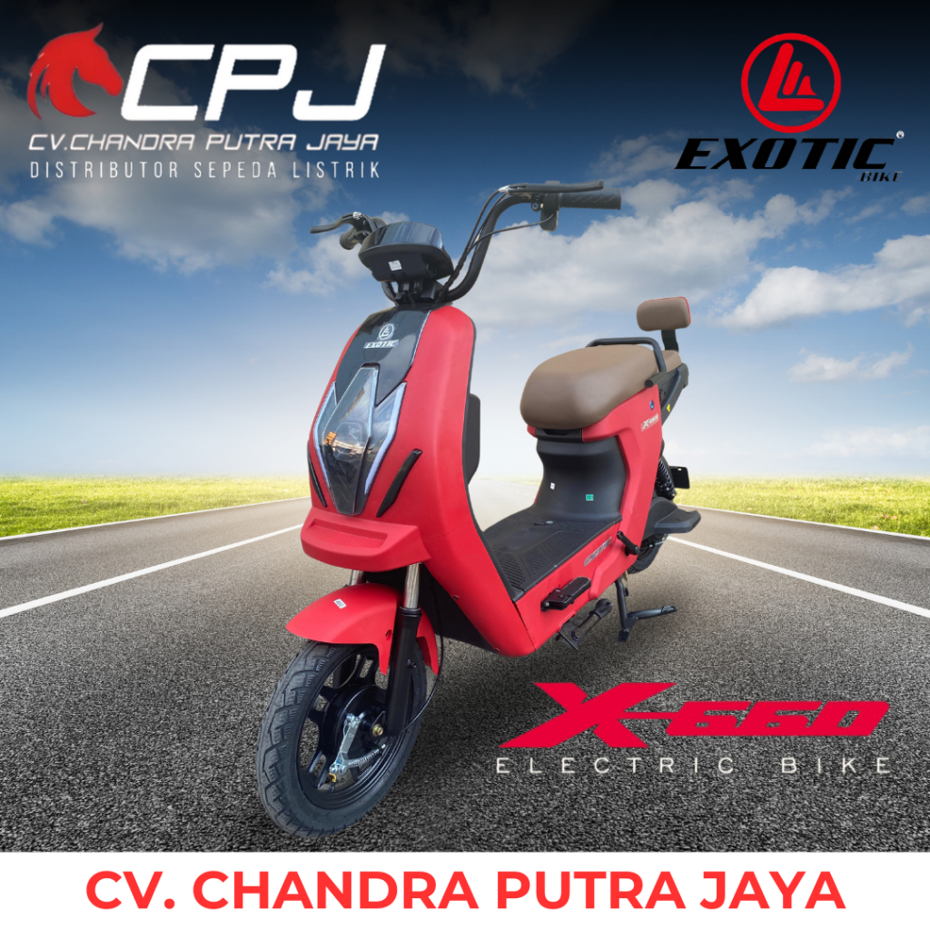 Jual Sepeda Listrik EXOTIC X660 Terbaru 500 Watt Garansi Resmi | Shopee ...