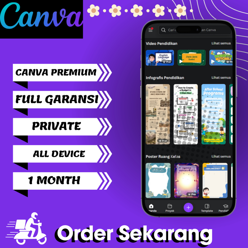 Jual Canva Premium Pro 1 Bulan Full Garansi | All Device Desain Promosi ...