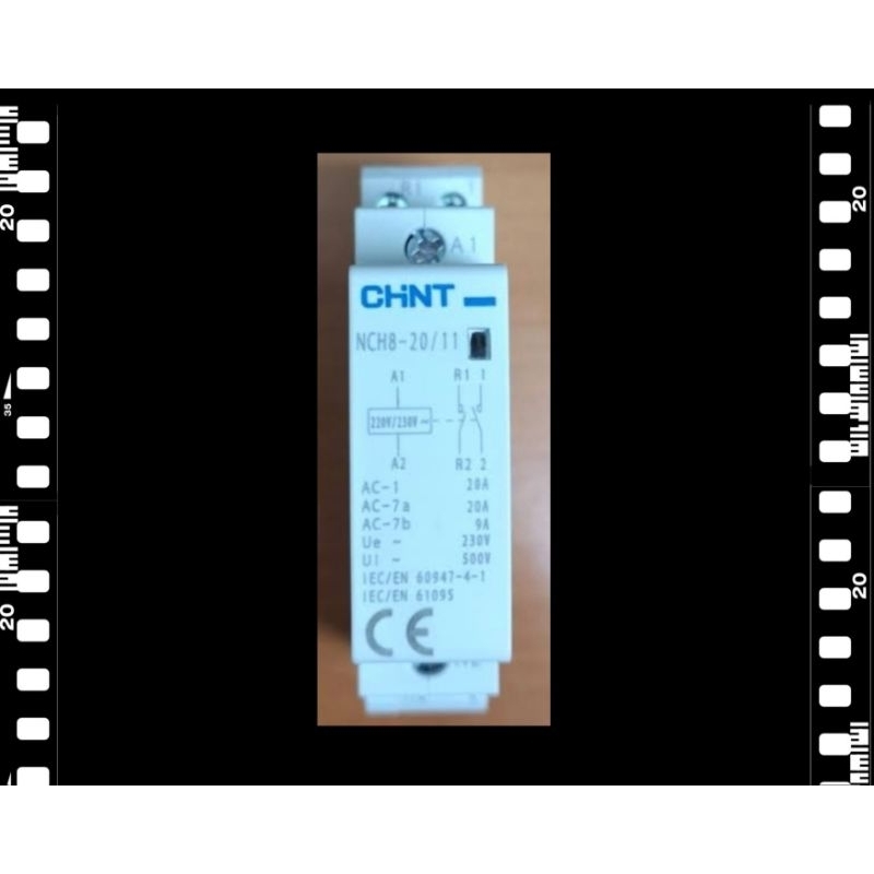 Jual MODULAR AC CONTACTOR CHINT NCH8-20/11 20A 220VAC 1NO1NC, MOHON CEK ...