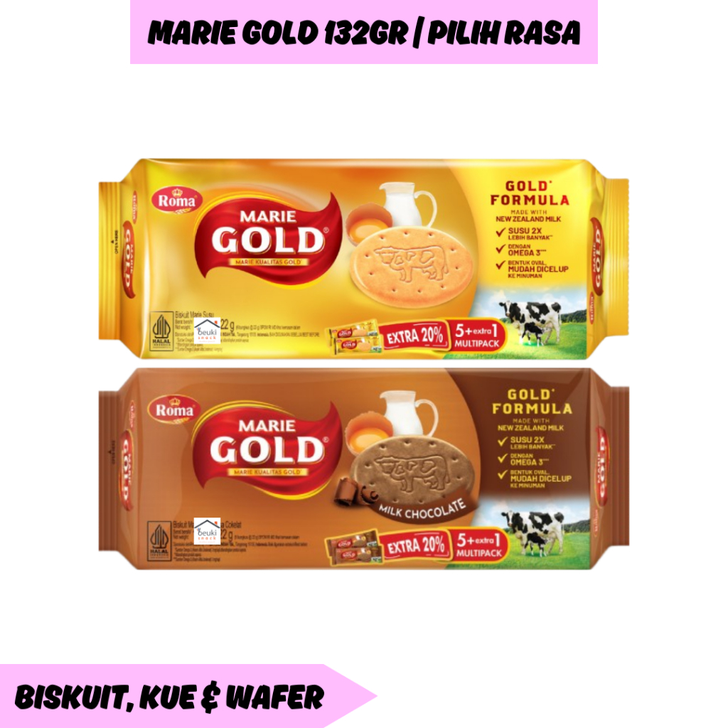 Jual Roma Marie Gold Kemasan Pack Isi 6 Sachet Berbagai Varian Pilih ...