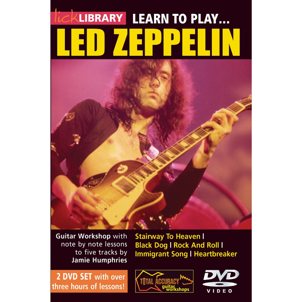 Jual Learn To Play Led Zeppelin Jamie Humphries Lick Library | Shopee ...