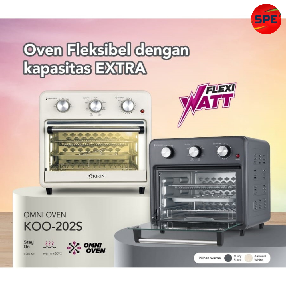 Jual KIRIN OVEN OMNI 20 LITER KOO-202S Flexi Watt GARANSI RESMI | Shopee Indonesia