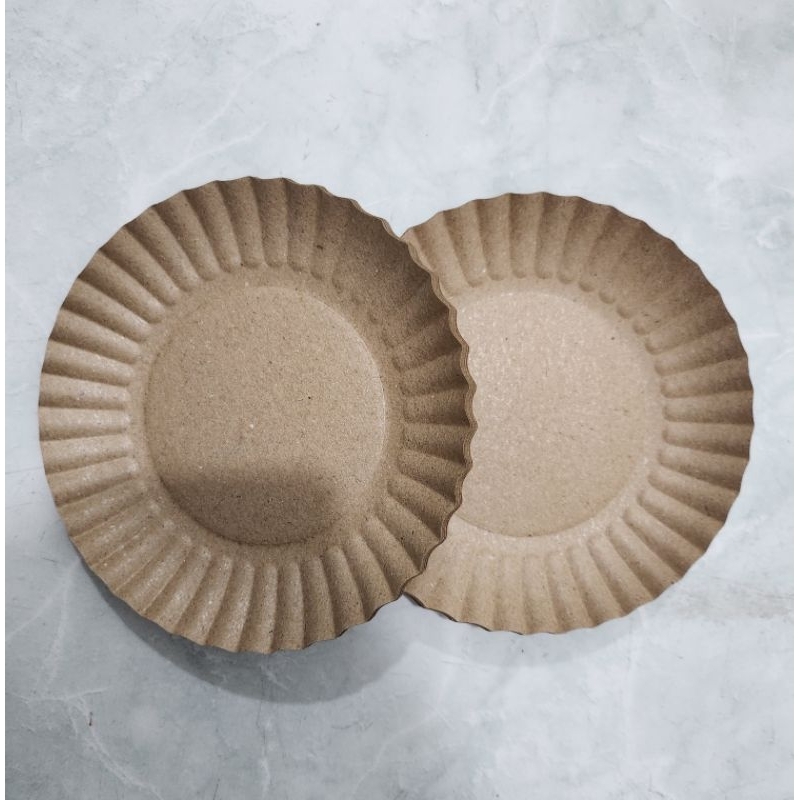 Jual Piring Kue KRAFT Ulang Tahun / Piring Kertas ( isi 10 pcs) | Shopee Indonesia