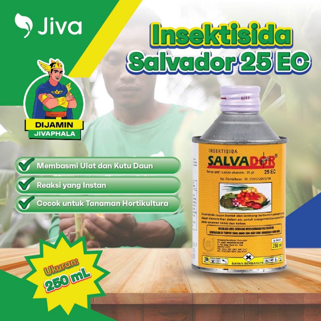 Jual Insektisida Sistemik Racun Kontak Salvador 25 Pembasmi Hama Ulat ...