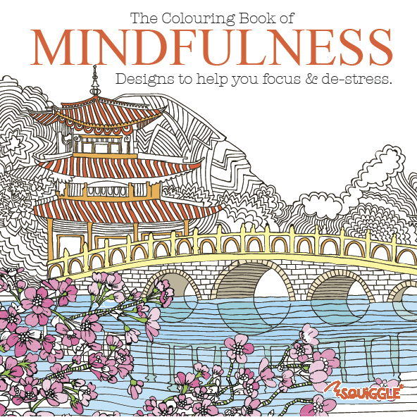 Jual [Squiggle] UK Mindfulness Pagoda Adult Colouring Book (Buku ...