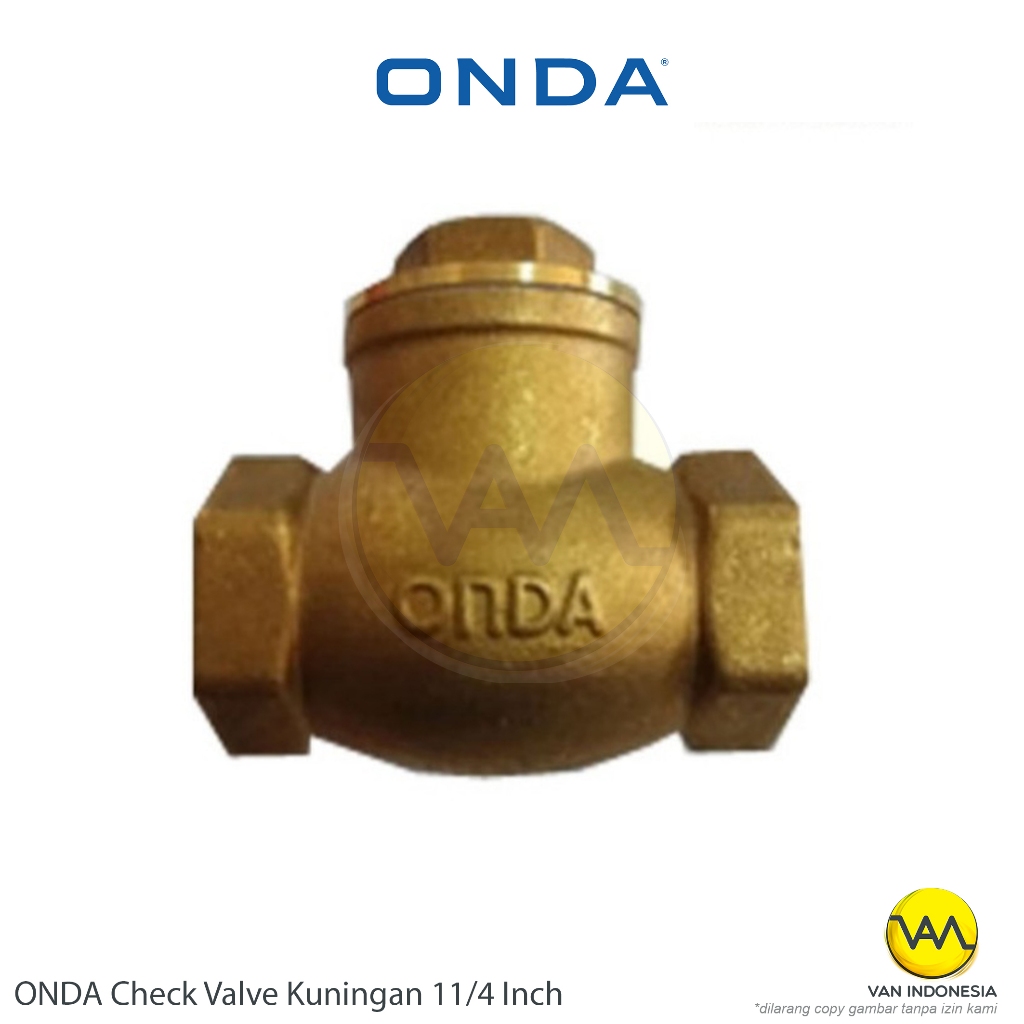 Jual ONDA Check Valve Kuningan 11/4 Inch | Shopee Indonesia
