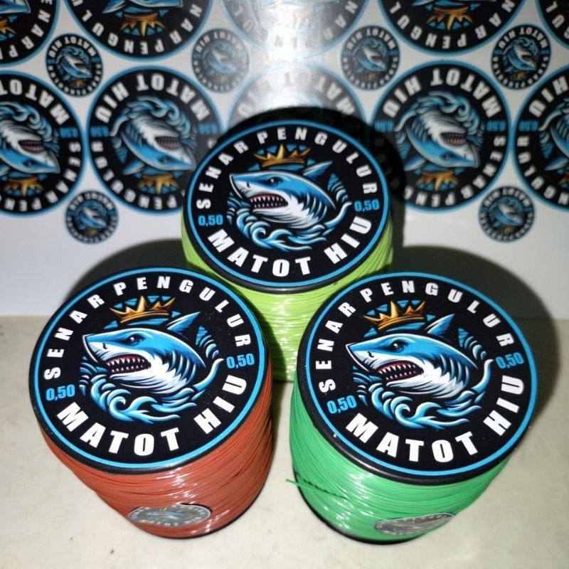 Jual kenur pengulur matot hiu 2000 yard size 0.50 | Shopee Indonesia