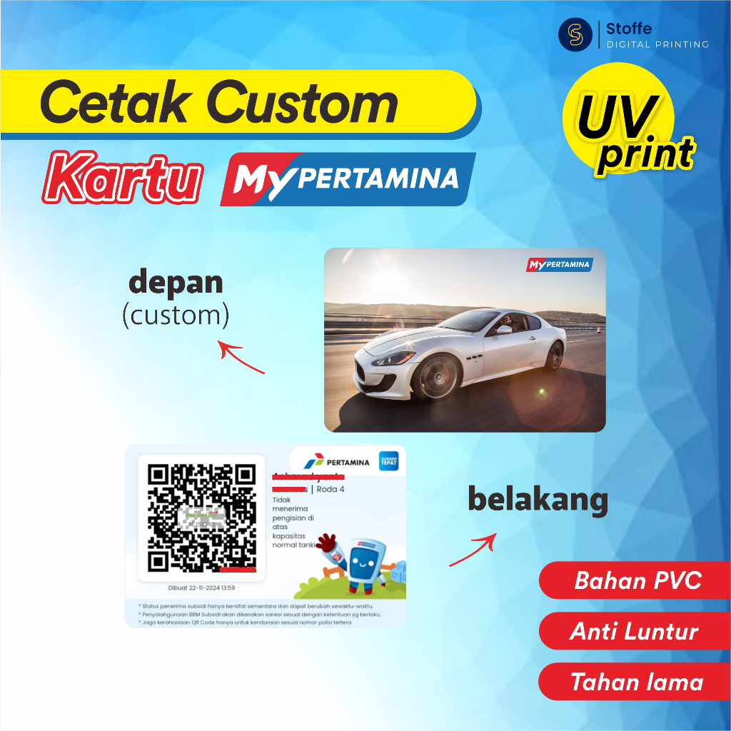 Jual Kartu My Pertamina Bahan PVC Card | Shopee Indonesia