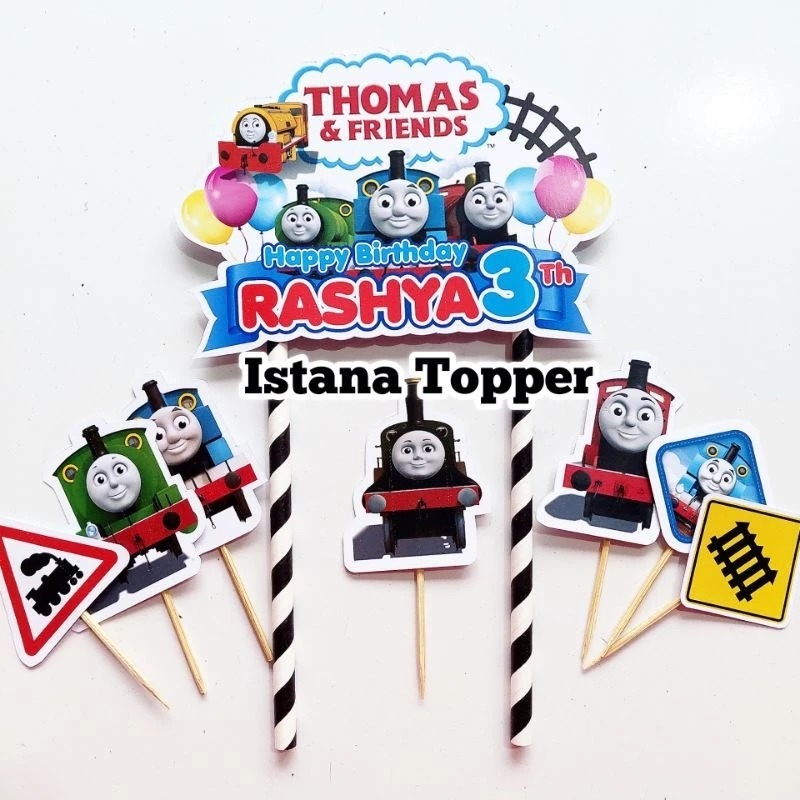 Jual Topper Cake CUSTOM Tema Thomas, Boboi Boy, Upin ipin, Animal ...