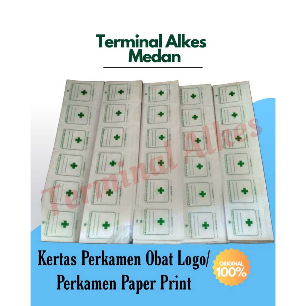 Jual Kertas Puyer / Kertas perkamen obat Logo | Shopee Indonesia