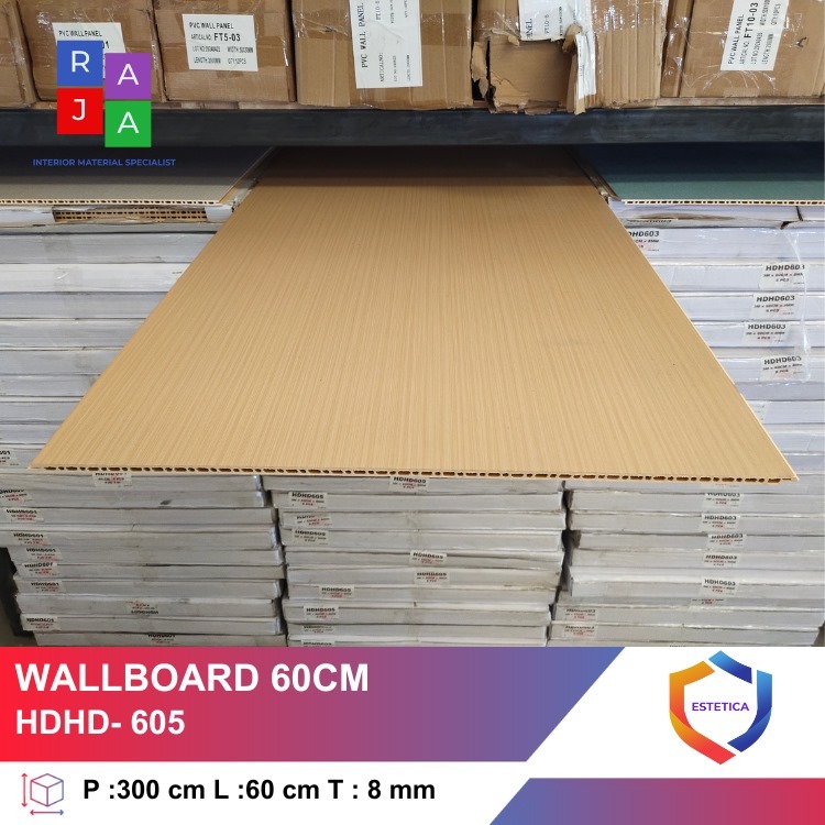 Jual PVC Wallboard Wall Panel Wallpaper Stiker Dinding WallPanel 60 cm ...