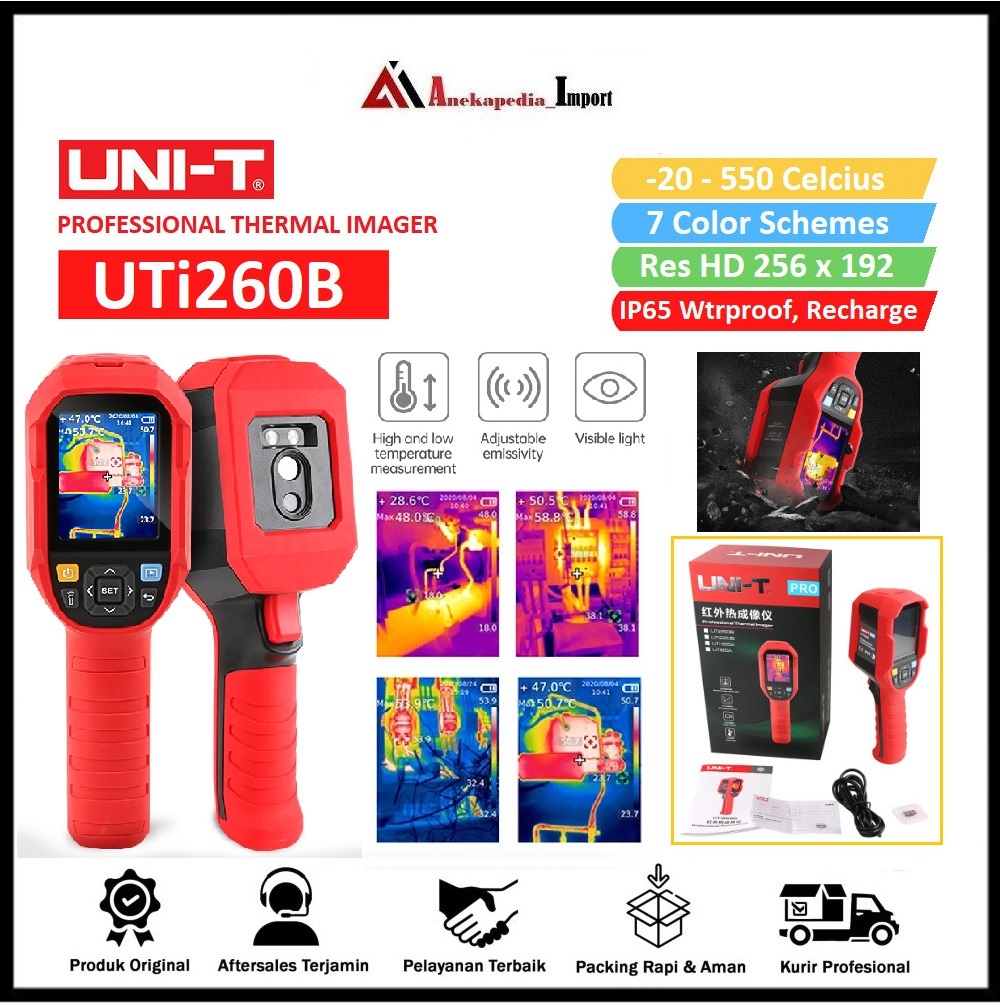 Jual UNI-T UTi260B - Thermometer Thermal Imager Imaging Camera Thermal ...