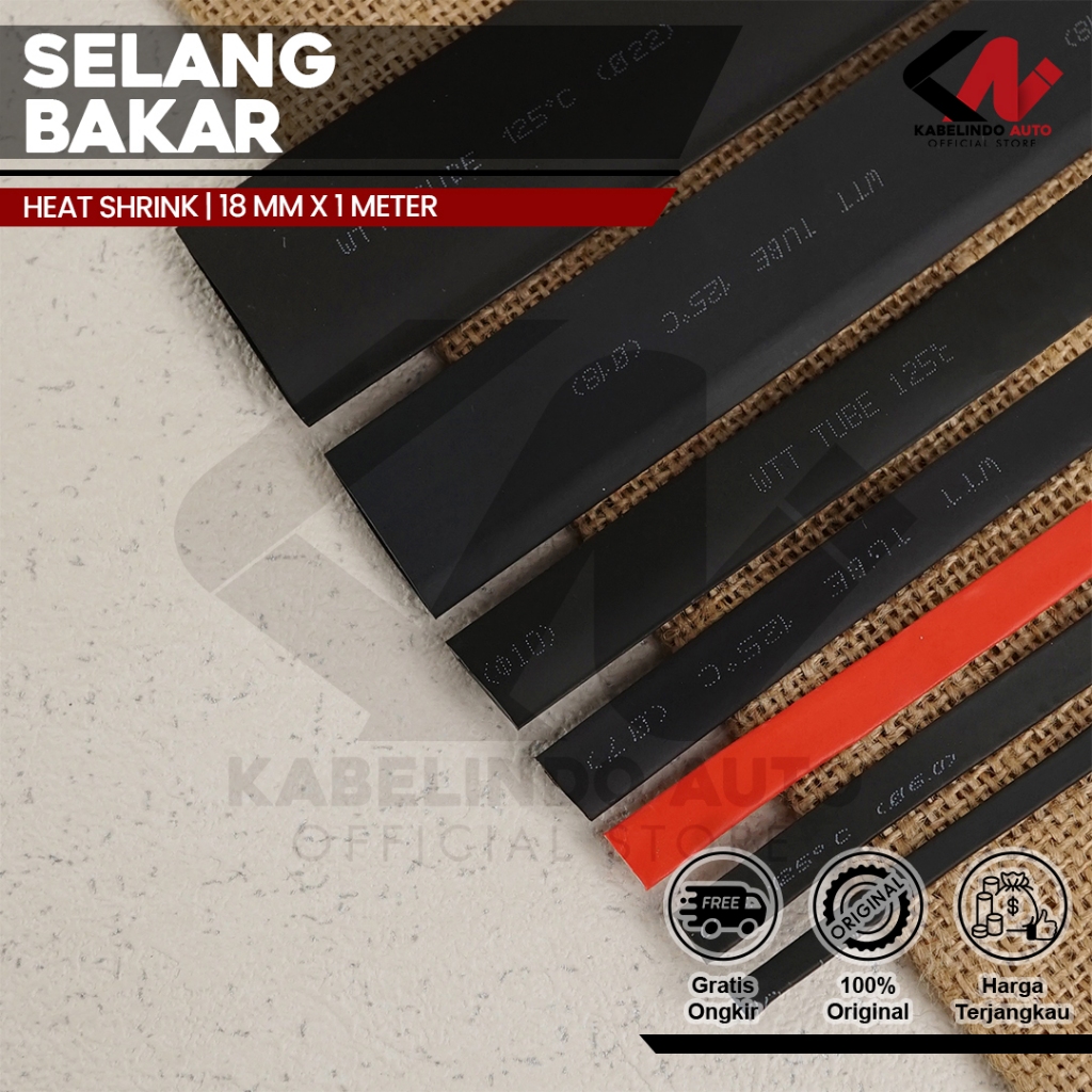 Jual Selang Bakar / Heat Shrink Tube / Selongsong Kabel Bakar ...