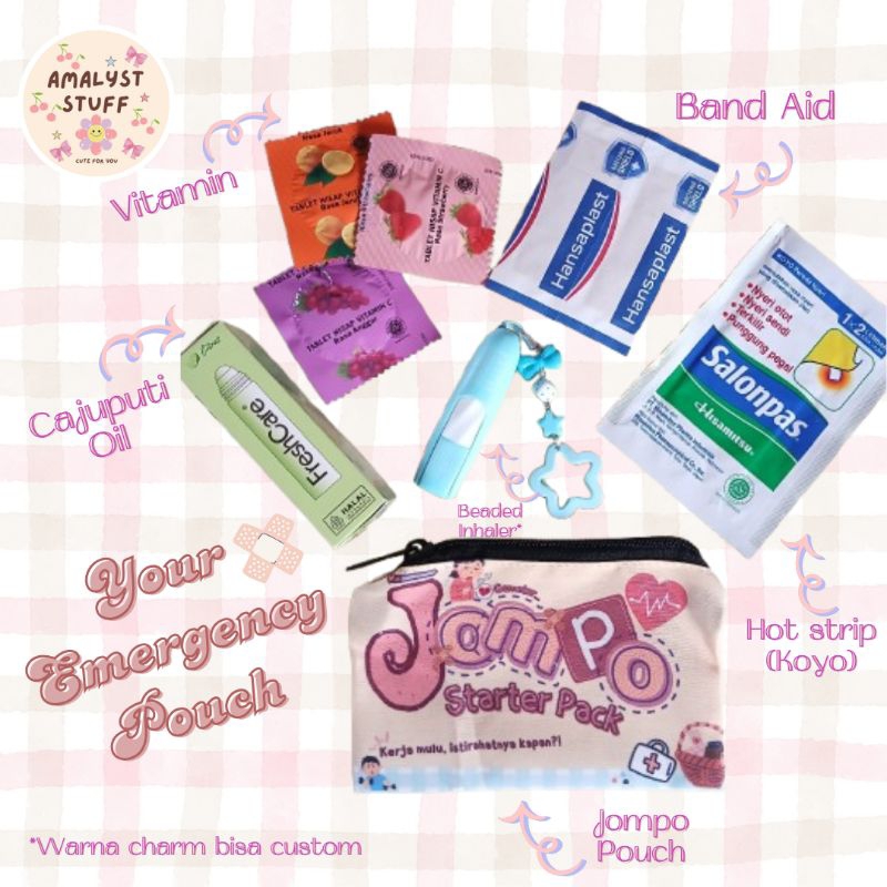 Jual Jompo Starter Pack - Apotek mini lengkap aesthetic untuk orang ...