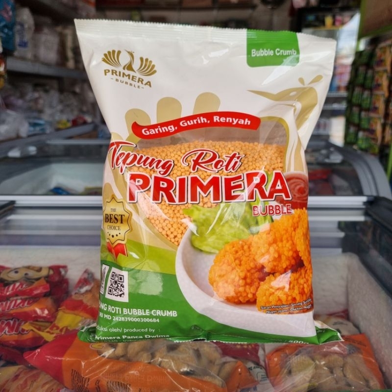 Jual Primera Tepung Roti Bubble Crumb 200g & 500g | Shopee Indonesia