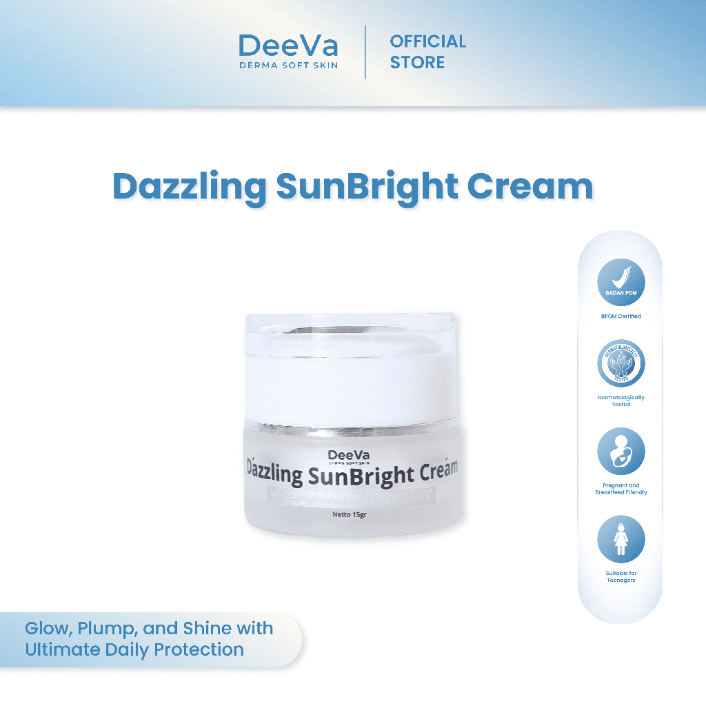 Jual DeeVa Derma Soft Skin - [New Formula] Dazzling SunBright Cream ...