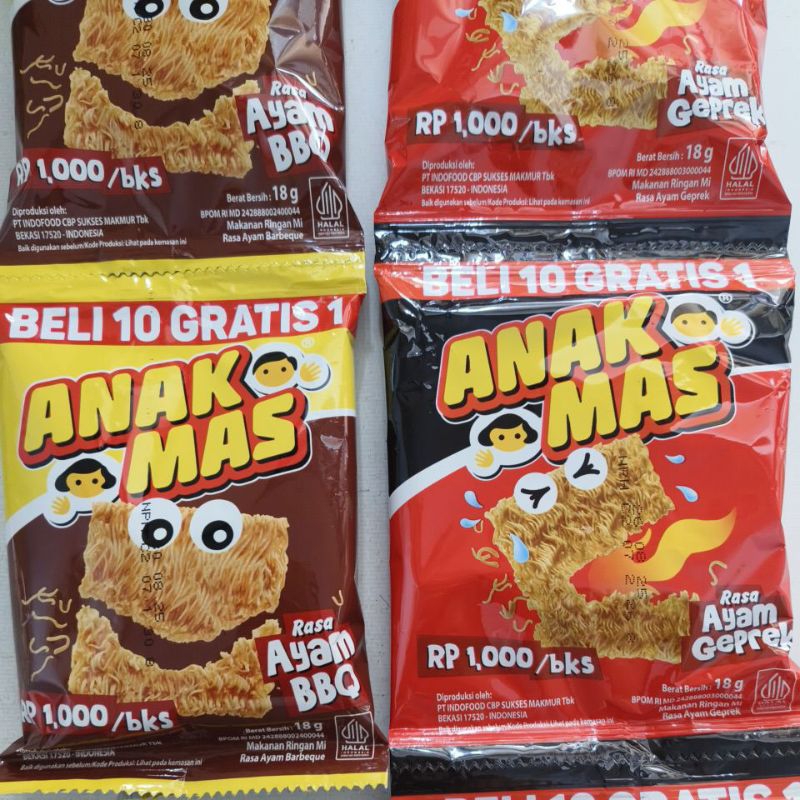 Jual Mi kremes Anak Mas 18gr - Mi Kremes Jadul | Shopee Indonesia