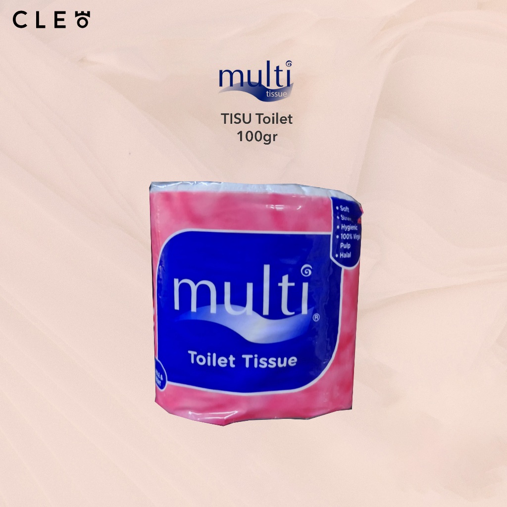 Jual MULTI Bathroom Tissue CORE 1 Roll 100gr 2ply/ Tisu gulung toilet ...
