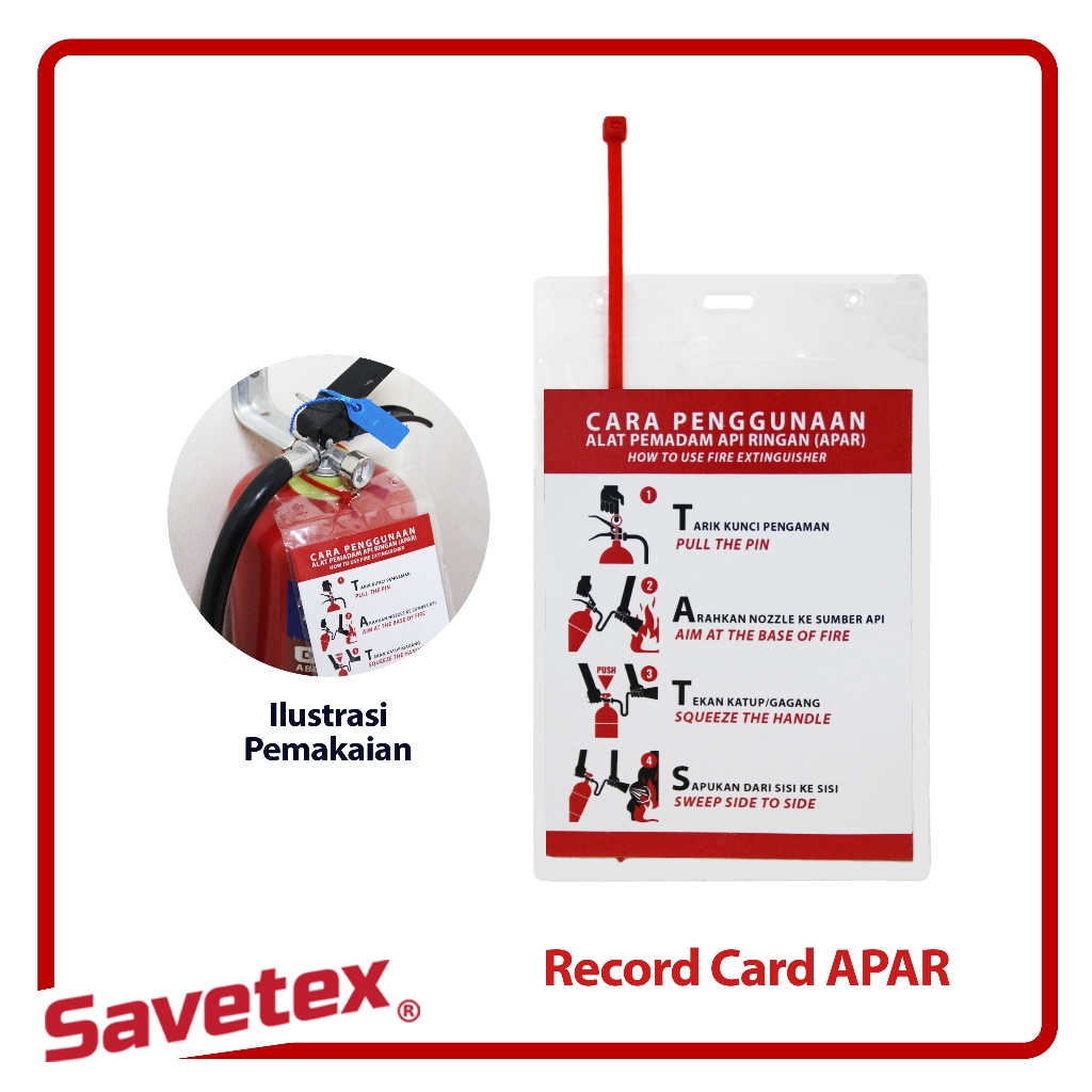 Jual Kartu Pengecekan APAR / Record Tag Card / Checklist | Shopee Indonesia