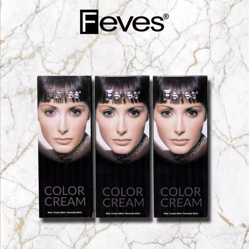 Jual Feves hair color/cat rambut color cream | Shopee Indonesia