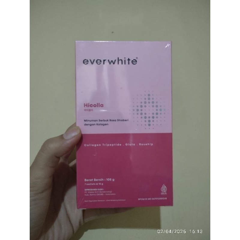 Jual EVERWHITE HICOLLA COLLAGEN DRINK ISI 7pcs ORIGINAL MURAH | Shopee Indonesia