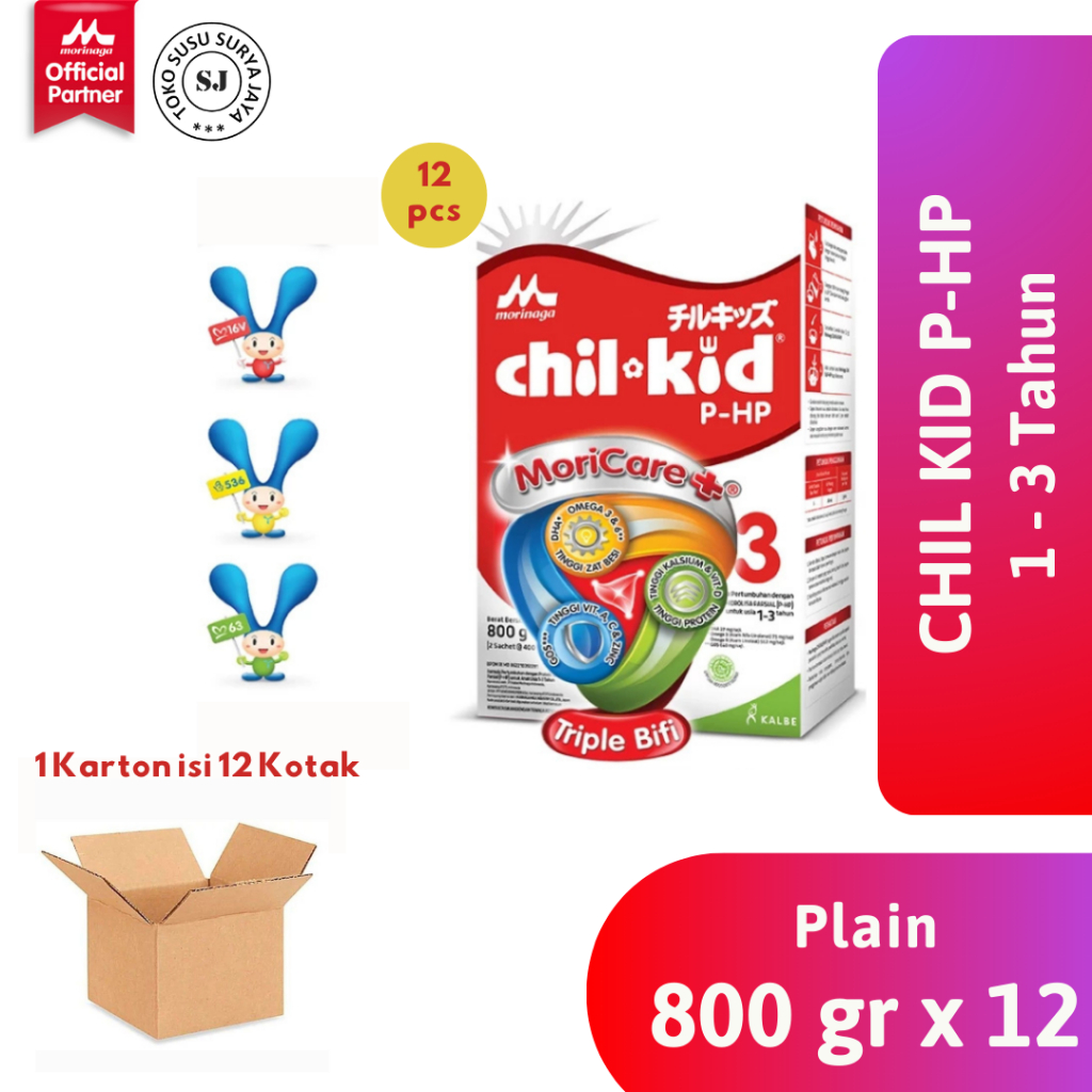 Jual Morinaga Chil Kid PHP 800 gr Susu Pertumbuhan Anak Usia 1-3 tahun ...