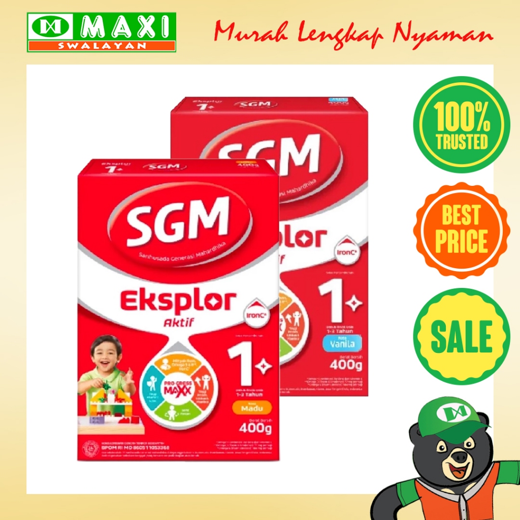 Jual SGM Eksplor 1+ Kemasan 400gr | Shopee Indonesia