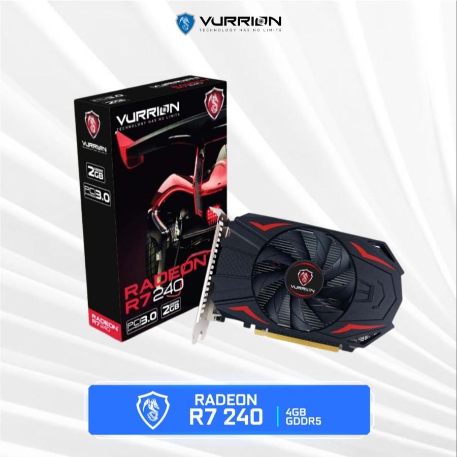 Jual VGA Card Vurrion R7 240 2GB GDDR5 128bit Single Fan | Shopee Indonesia