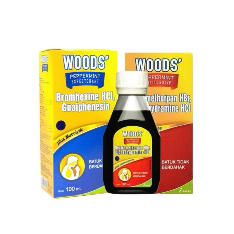 Jual WOODS PEPPERMINT EXPECTORANT/ANTITUSSIVE SIRUP OBAT BATUK BERDAHAK ...