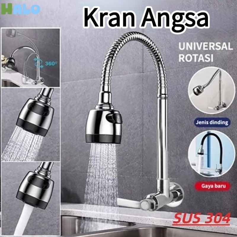 Jual Kran Keran angsa flexible murah leher angsa stainless SUS 304 premium quality / Kran ...