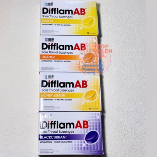 Jual Difflam AB sore throat lozenges ready | Shopee Indonesia