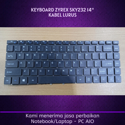 Jual Keyboard Zyrex Sky 232 Sky232 14Inch Kabel Lurus | Shopee Indonesia