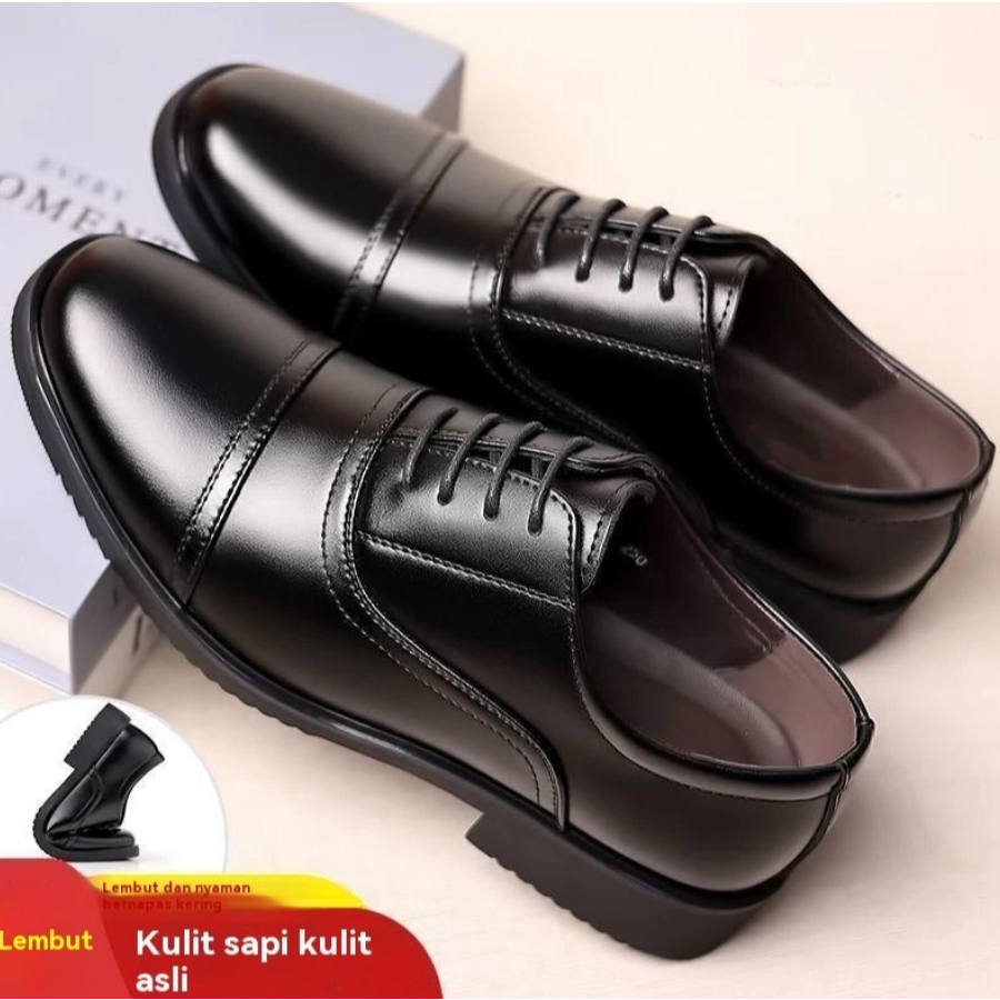 Jual Sepatu Casual Formal Pria Sepatu Hitam Pantofel untuk Kerja Kuliah ...