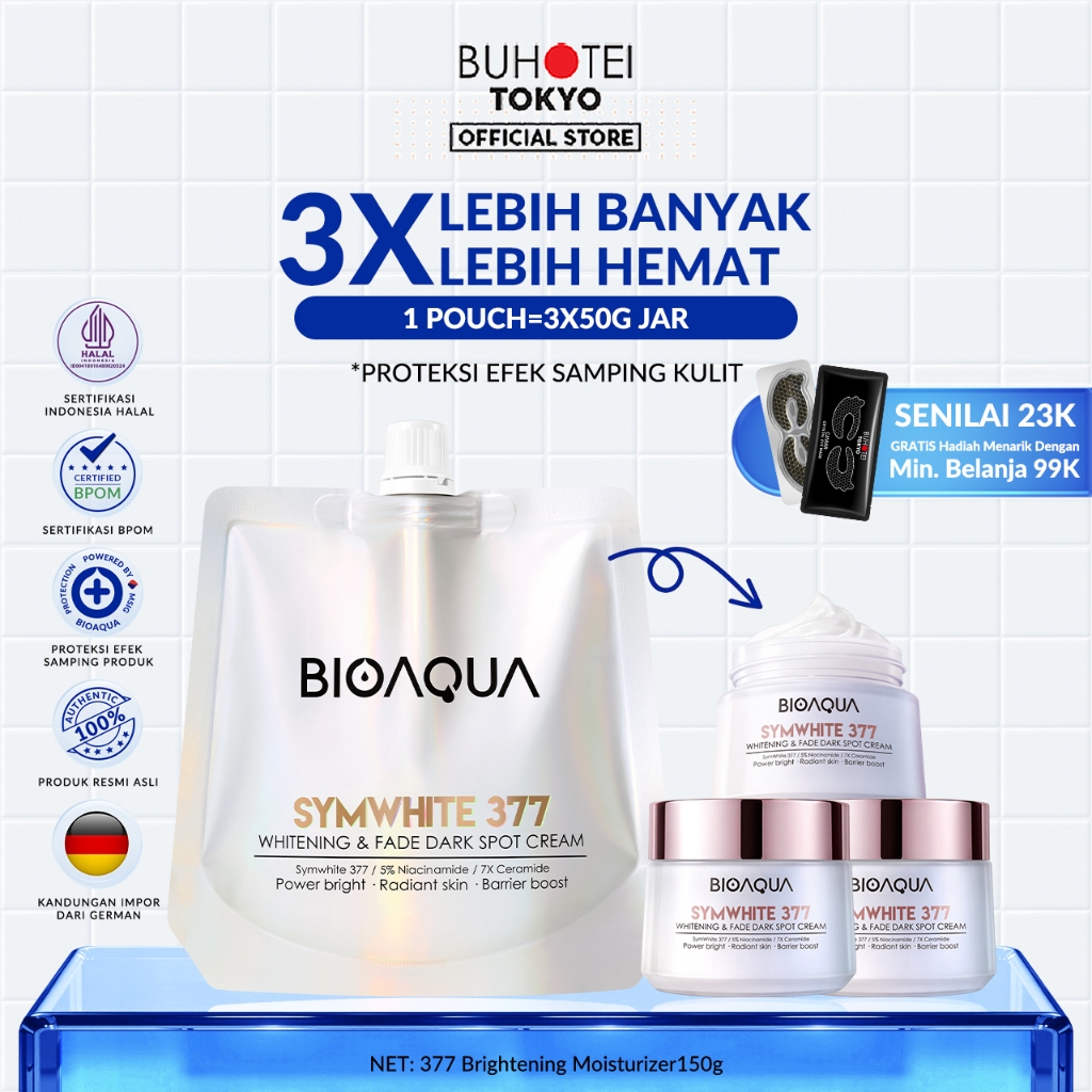 Jual BUHOTEI BIOAQUA Symwhite 377 Whitening & Fade Dark Spot moisturize cream MenenangkanKrim ...