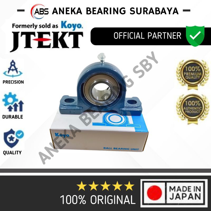 Jual BEARING PILLOW BLOCK UCP208-24 KOYO ORIGINAL UCP 208-24 LAHER DUDUK AS 38MM 1.5 INCI ...