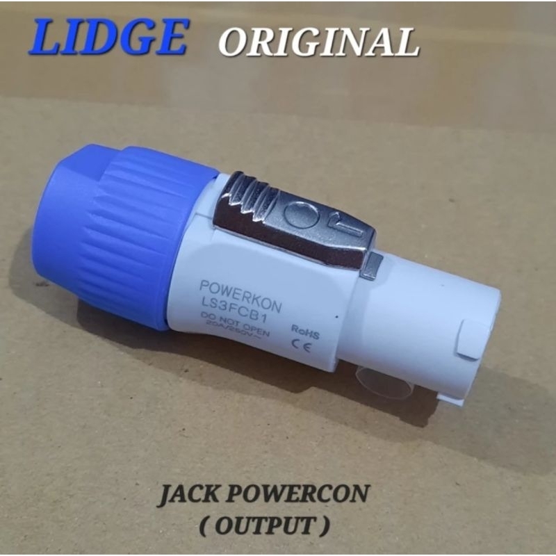 Jual Jack Listrik LIDGE Powercon Putih (Output) | Shopee Indonesia